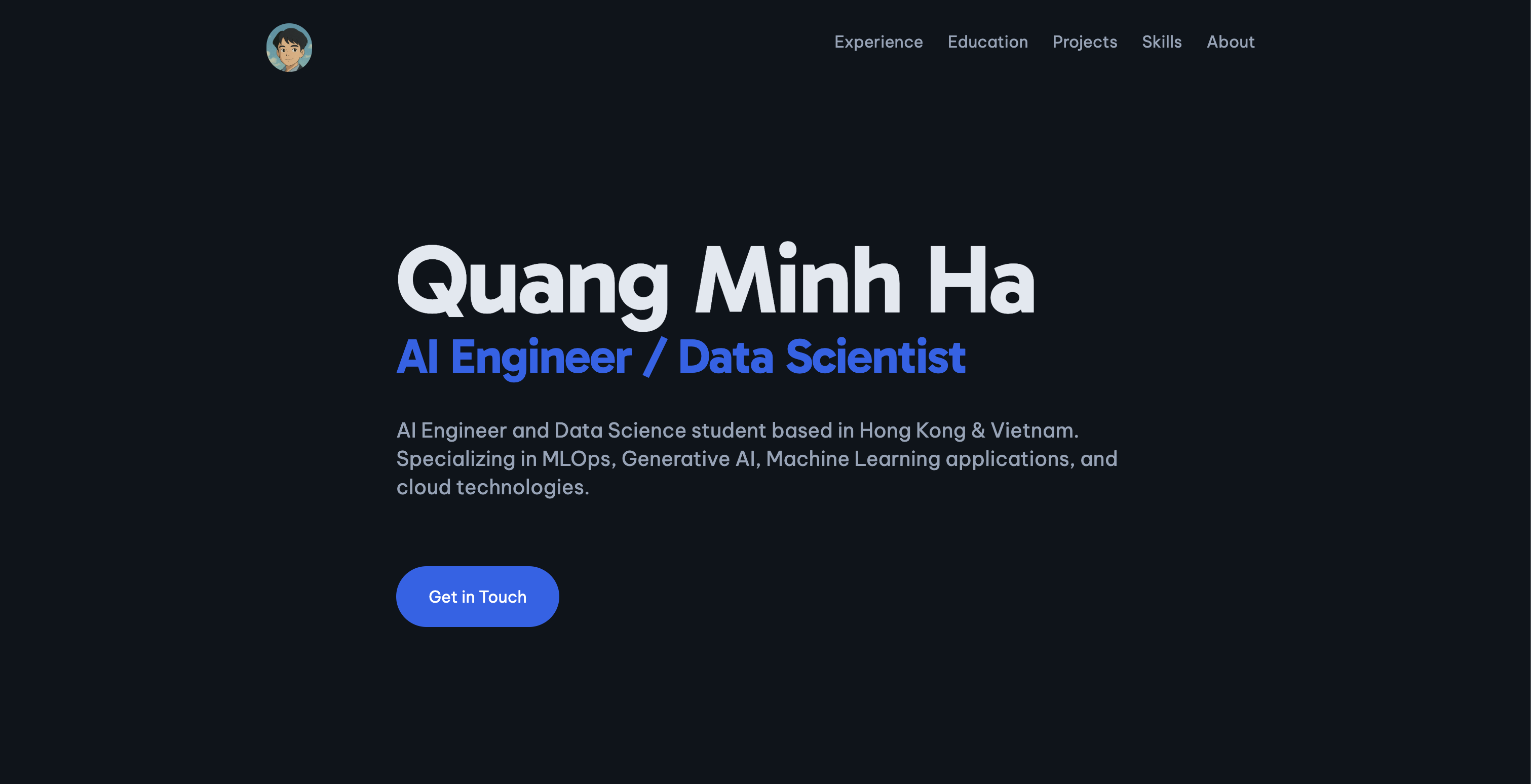 Quang Minh Ha — Data Scientist & AI Engineer